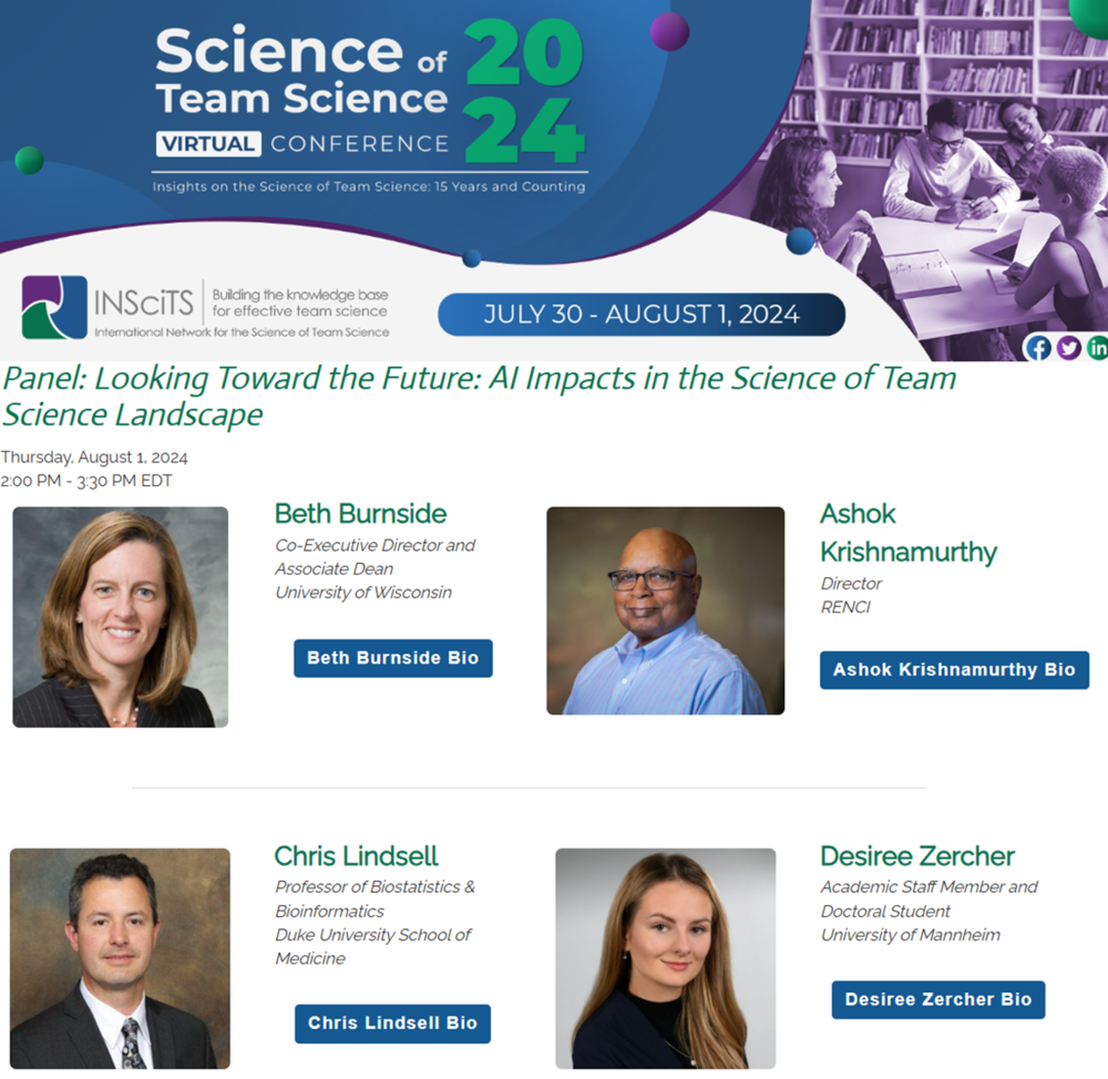 Keynote by Désirée Zercher at the Science of Team Science Conference | Business School ...